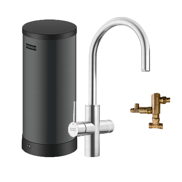 Franke Maris 7C kokend water kraan Touch RVS + mengset | KWG