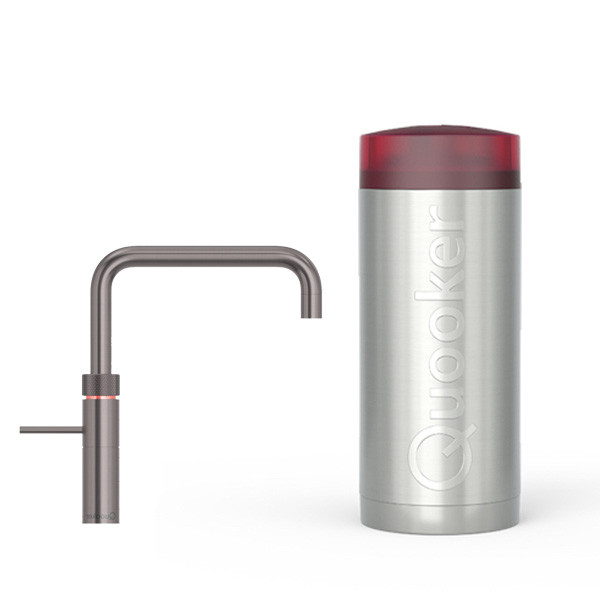 Quooker Fusion Square Gunmetal COMBI plus boiler | Kokendwatergigant